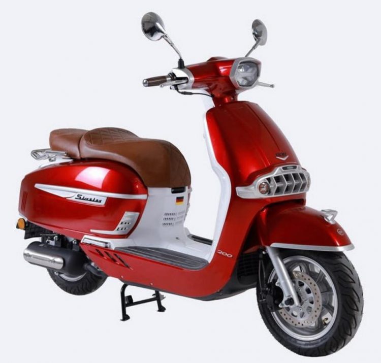 Cek Harga dan Spesifikasi MBP SC150SR, Skuter Retro Pesaing Honda Scoopy