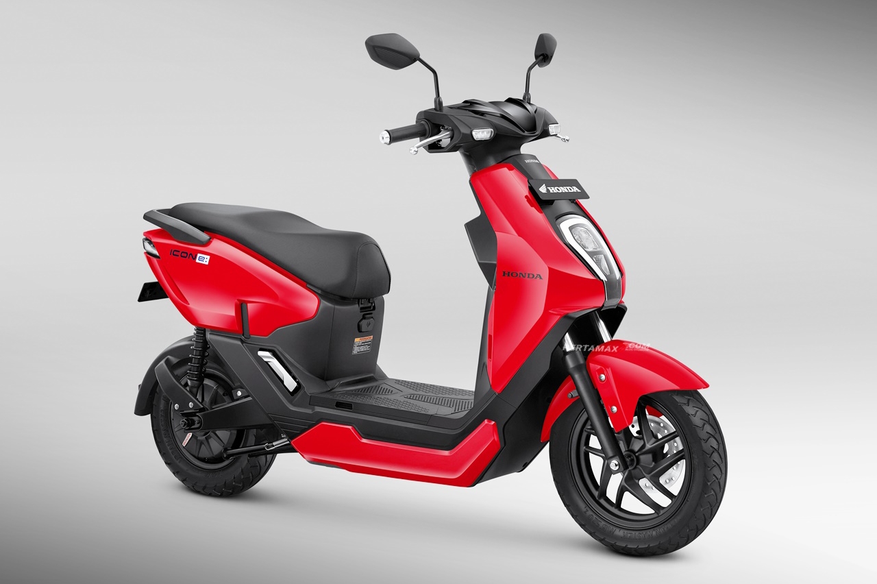 Cek spesifikasi motor listrik Honda Icon e: cuma Rp37 per km, bisa ...
