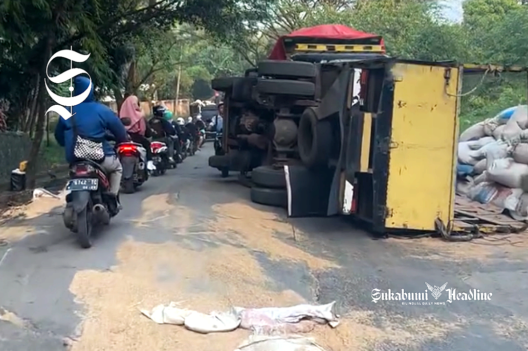 Bertahun-tahun rusak, Jalan Provinsi di Jampang Tengah Sukabumi ini kembali makan korban