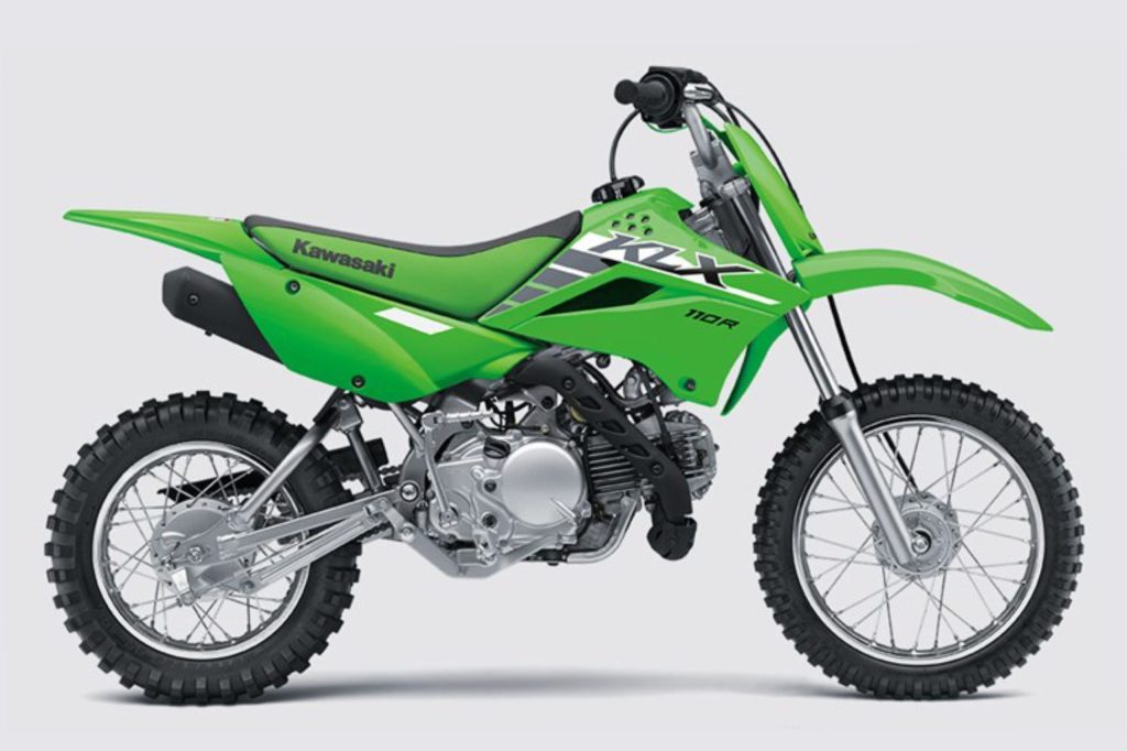 Kawasaki KLX 110R L, tawarkan sensasi off-road dengan trail harga ringan